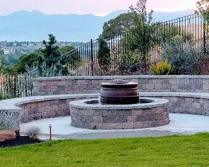 Sitting Wall Fire Pits — Granite Landscape Centers